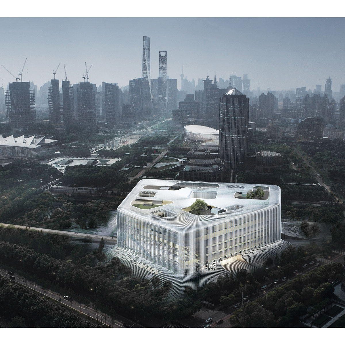 Shanghai Library Pudong Branch - 品素品设计