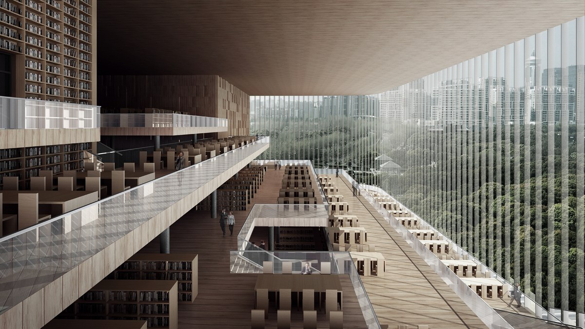Shanghai Library Pudong Branch - 品素品设计