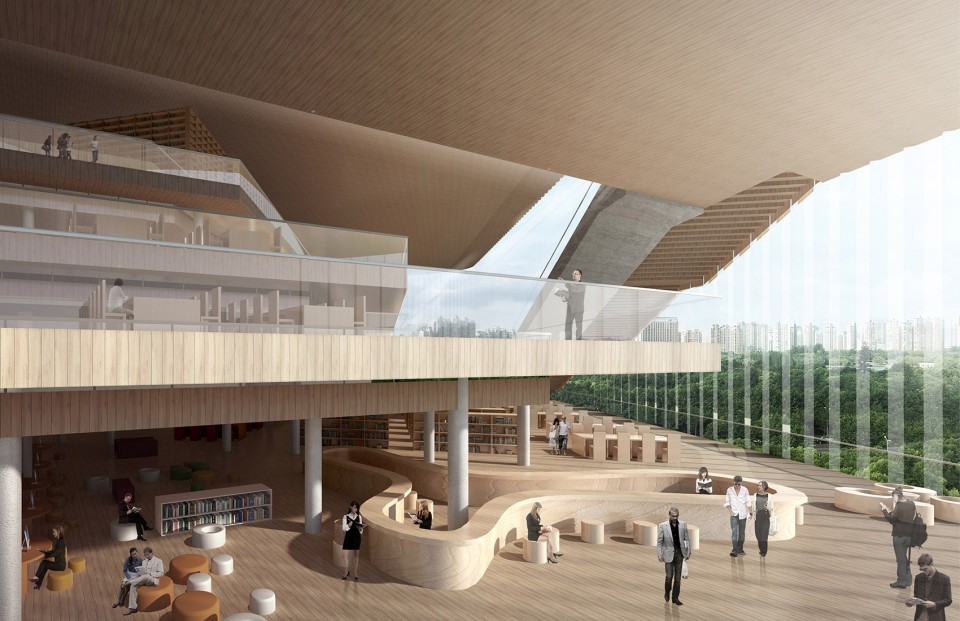 Shanghai Library Pudong Branch - 品素品设计