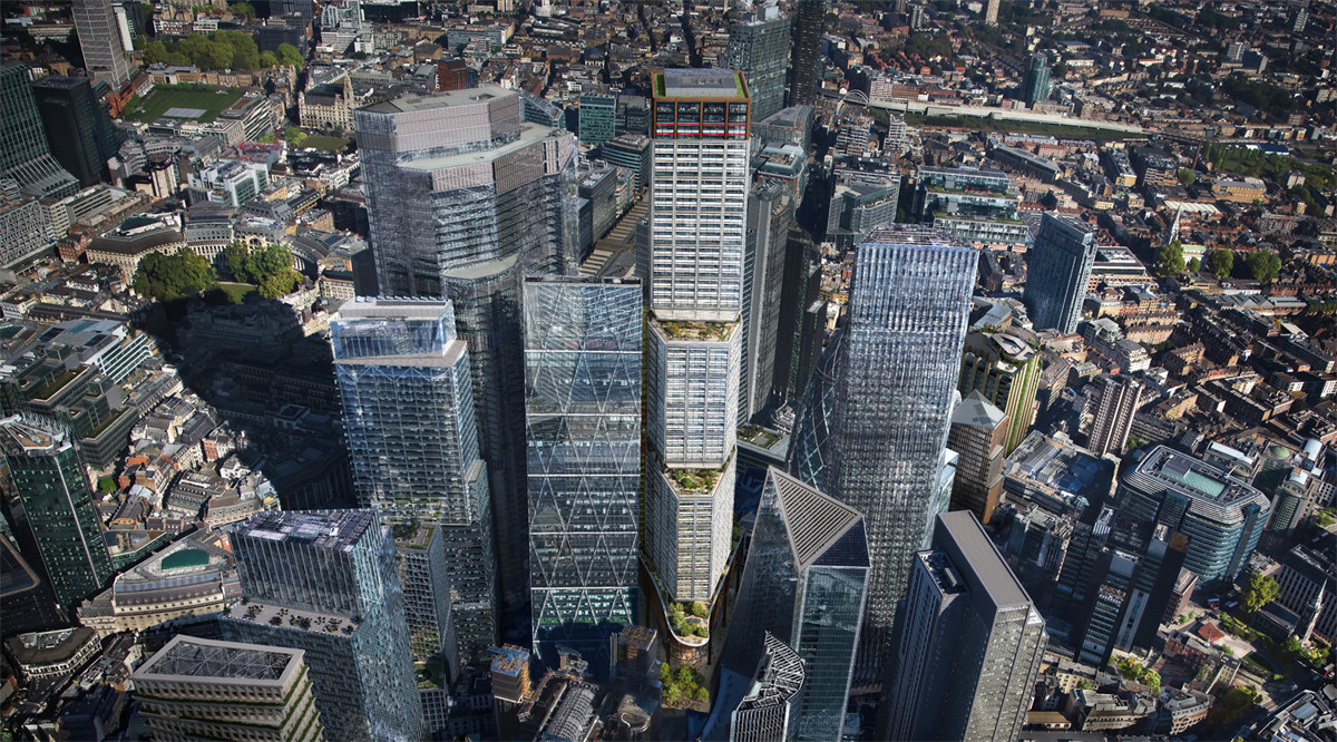 英国最高建筑重新设计, 伦敦 1 Undershaft | Eric Parry Architects, SLA - 品素品设计