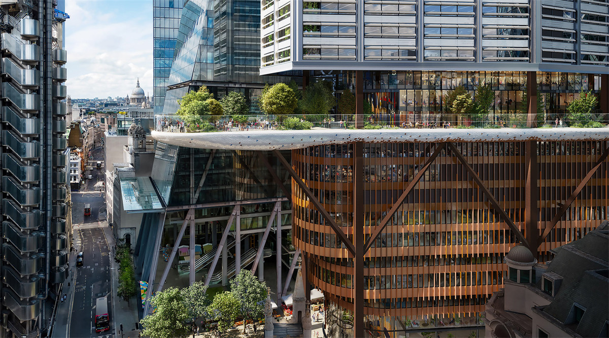 英国最高建筑重新设计, 伦敦 1 Undershaft | Eric Parry Architects, SLA - 品素品设计